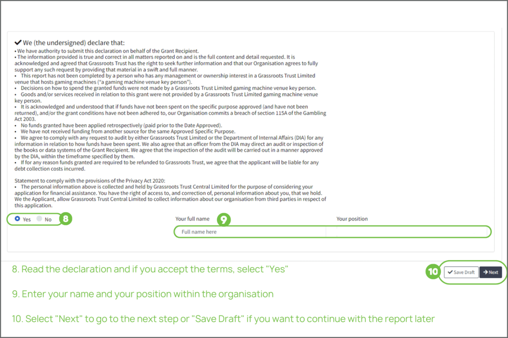 Accountability Help | Grassroots Trust