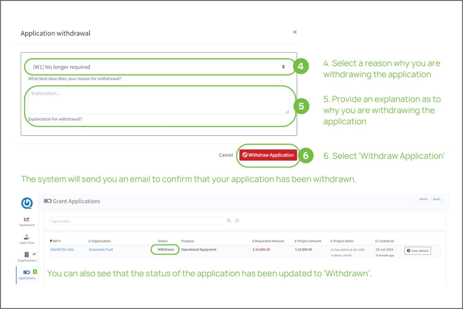 Application Help | Grassroots Trust